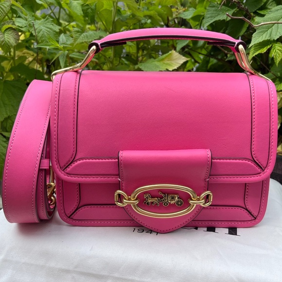 Coach | Bags | Coach Hero Shoulder Bag In Petunia | Poshmark